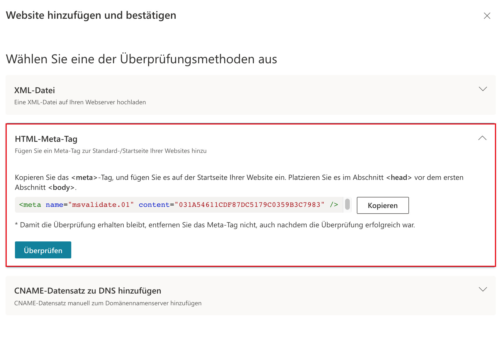 Domain verifizieren: So geht's für Google, Bing, Facebook & Co.